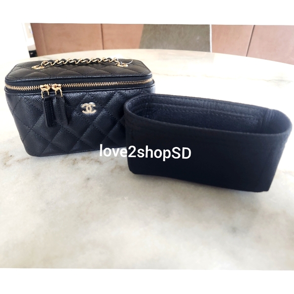 CHANEL | Accessories | Organizer Felt Insert Fits Chanel Small Vanity ...